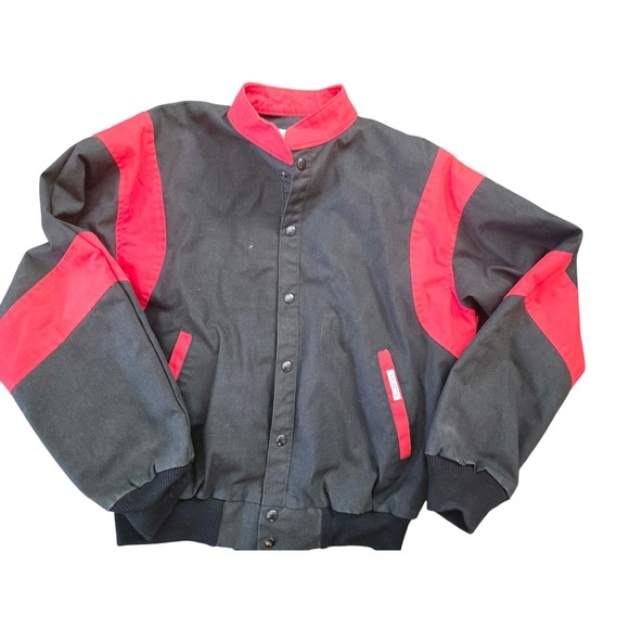 Mo Betta | Jackets & Coats | Mo Betta Cowboy Mens Black Red Block Snap ...
